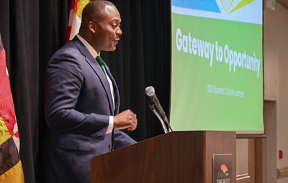 The “Gateway to Opportunity,” County Executive Calvin Ball Declares the State of Business Strong ...